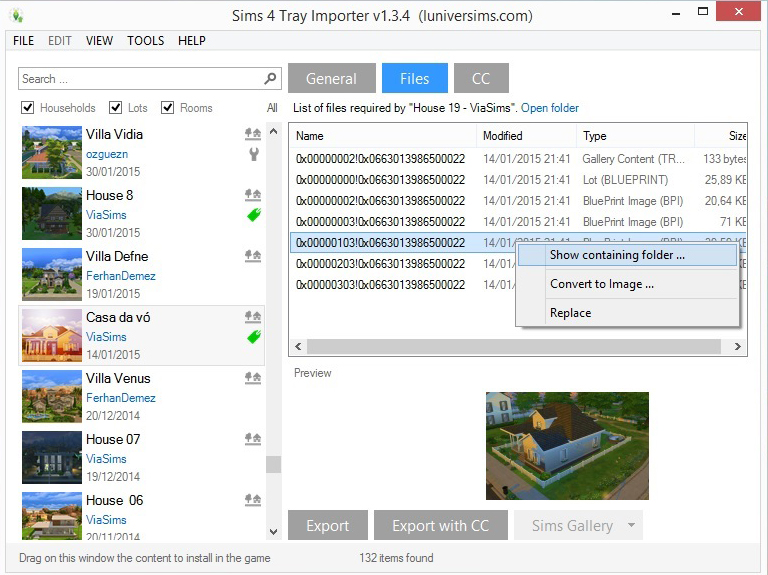 Sims 4 tray file importer - gaibench