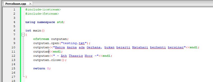 Algoritma dan Pemrograman: Algoritma Pemrograman : Akses File dari Code ...
