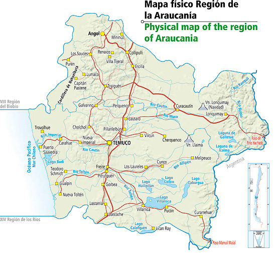 Collipulli Mapa Chile : Cycling Routes And Bike Maps In And Around ...