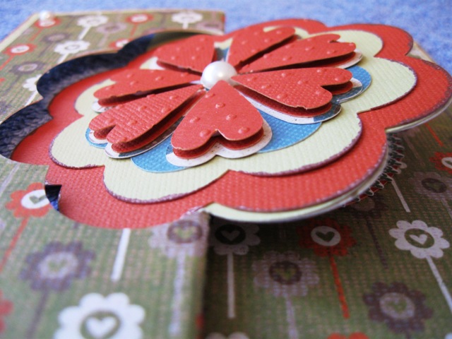 Paper crafting with Nelda: Single Swing/Flip Flower Card - photos and a ...