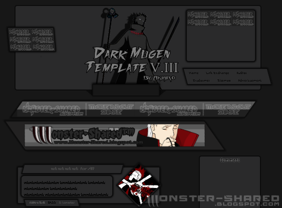 Template Dark Mugen V.III - Monster Shared