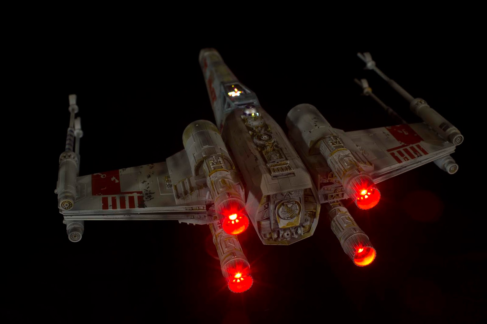 Bandai 1/48 scale X-Wing Model Build: Part X Final reveal of finished X ...