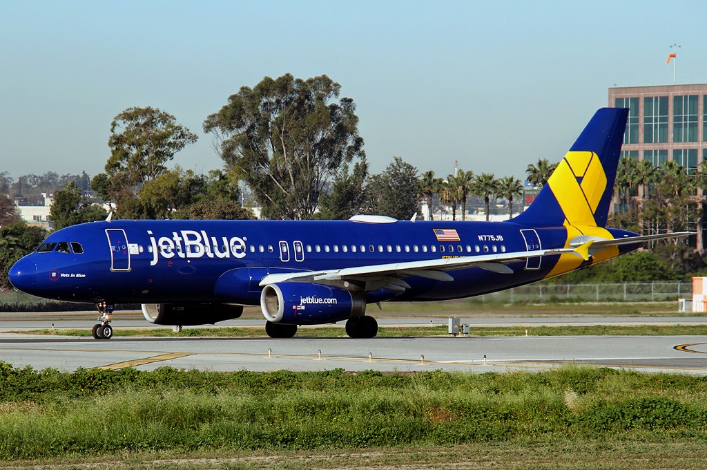 Aero Pacific Flightlines: jetBlue A320-232 N775JB "Vets in Blue"