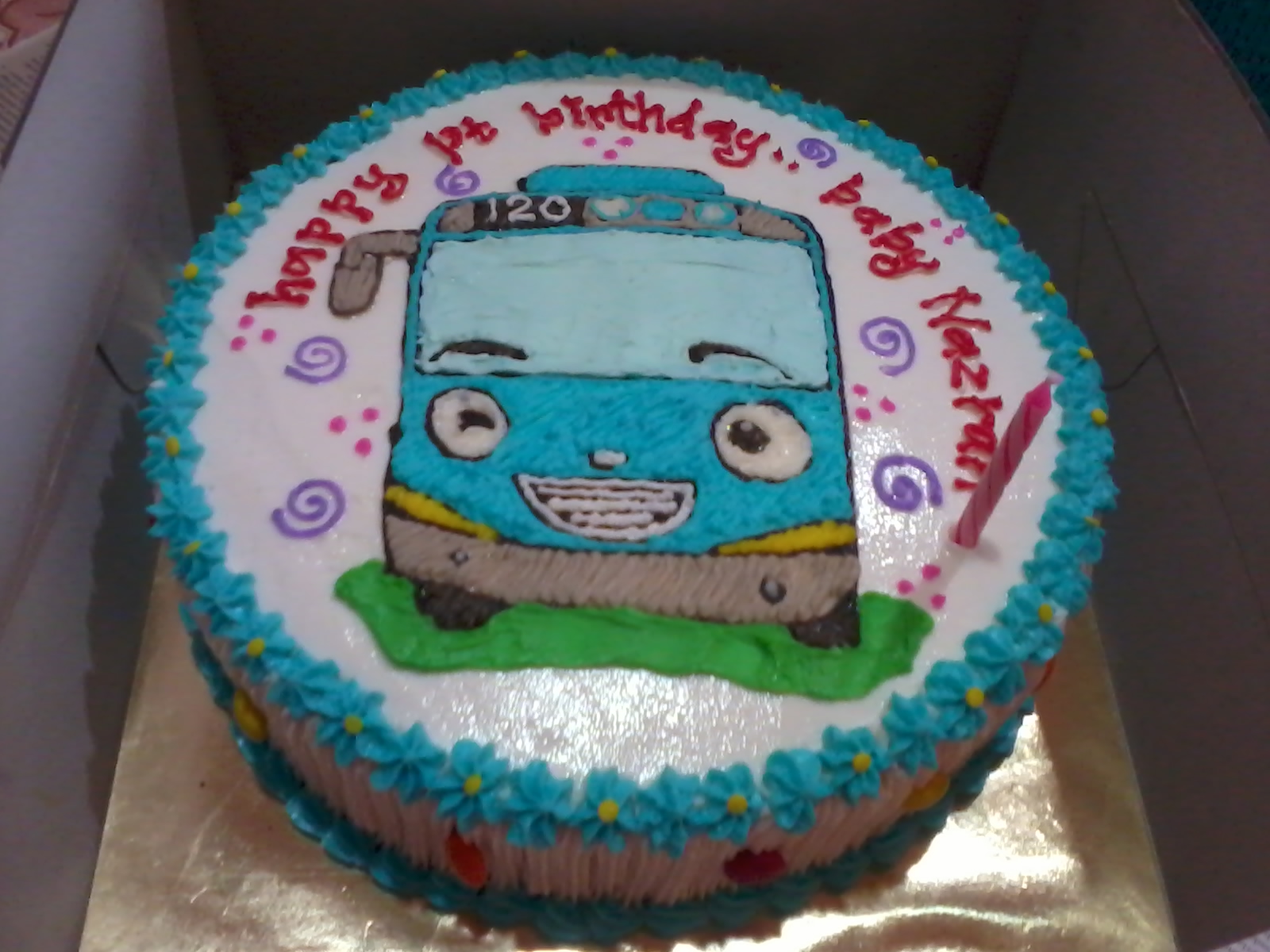 FEINAZCAKESHOUSE: Doorgift Apam Lbug & Kek Tayo Bus (KBC 470)