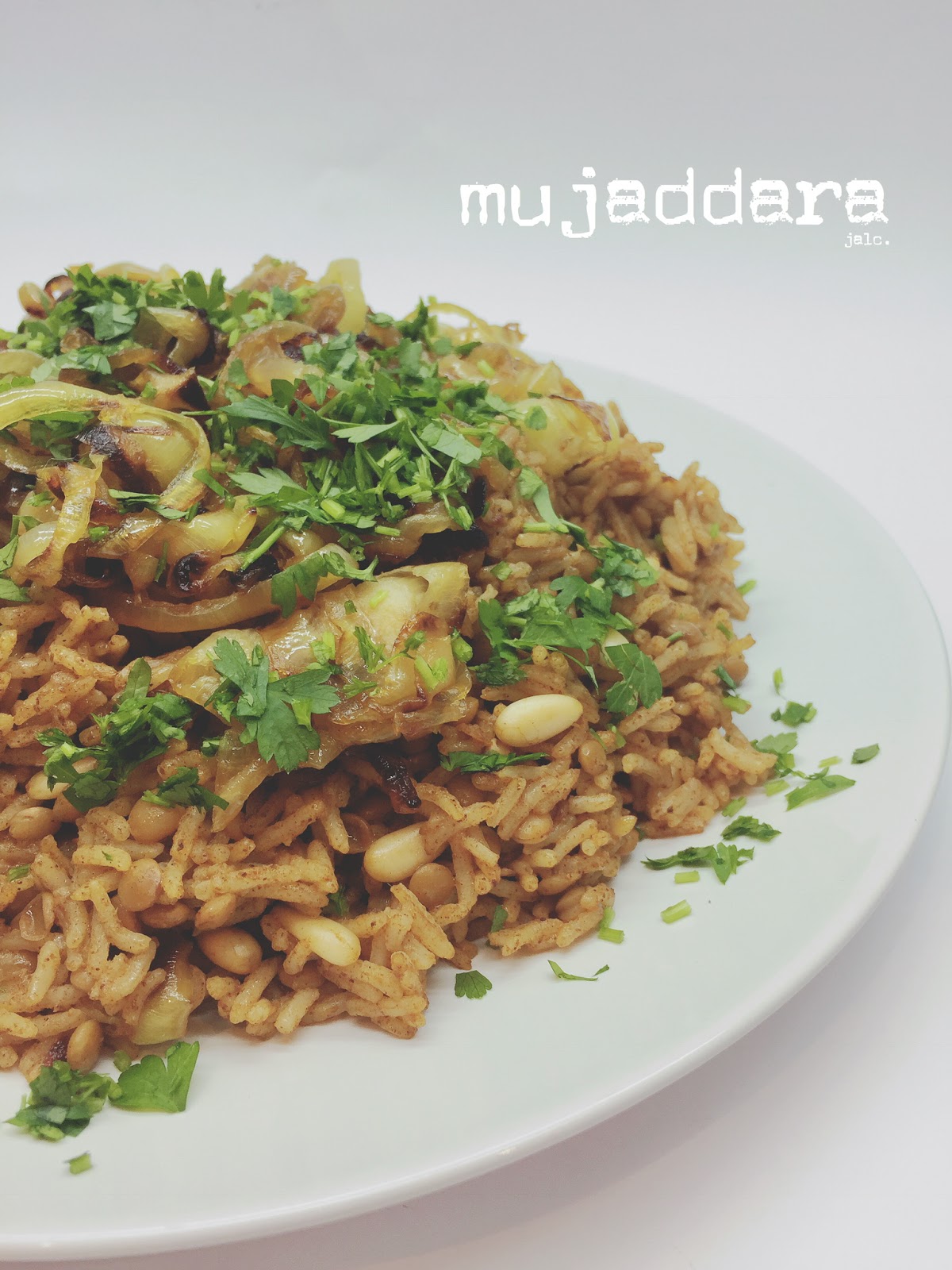 Jugando a las cocinitas: Mujaddara, guarnición de arroz y lentejas con ...