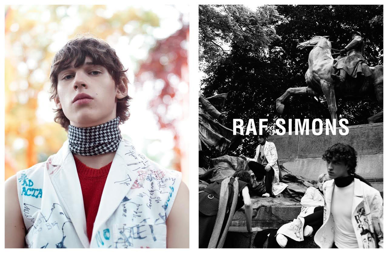Ad Campaign: Raf Simons Fall/Winter 2015.16: Artur Chruszcz, Jonas ...