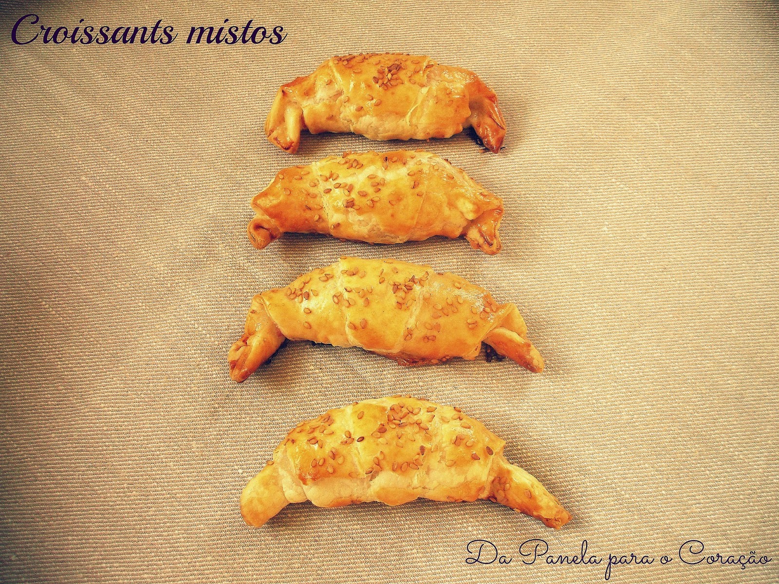 Da Panela para o Coração : Croissants mistos