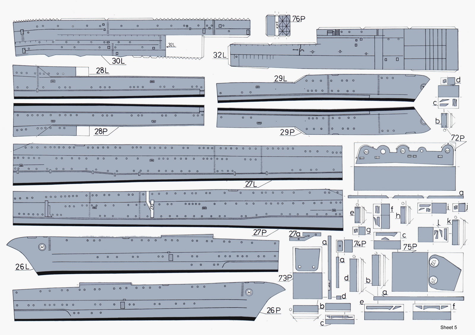 BARCOS MILITARES EN PAPEL: AKAGI (portaaviones japones)
