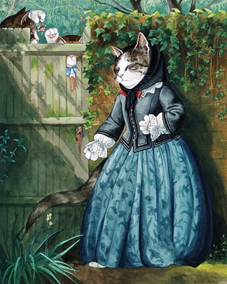 Il mondo di Mary Antony: Susan Herbert - cats art