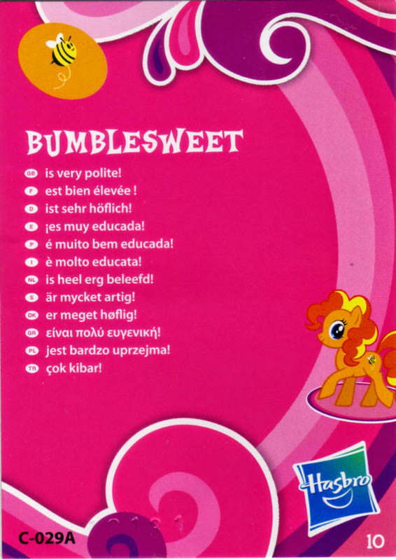 MLP Bumblesweet Blind Bag Cards | MLP Merch