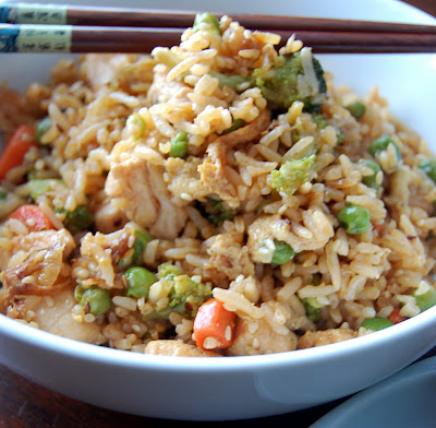 PromiseMe2....and A Lot About Food!: Ginger-Chicken Vegetable Fried Rice