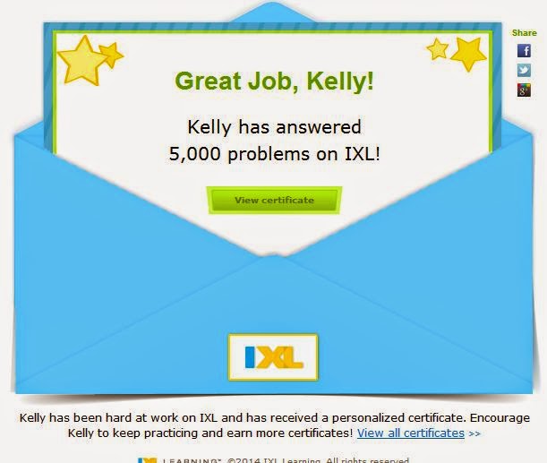 "Be The One" : Review : IXL Math & Language Arts