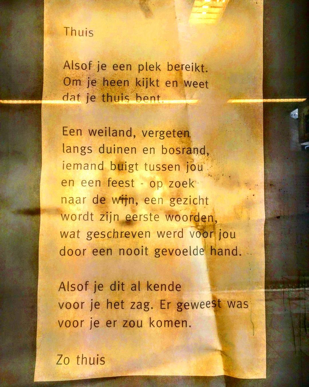 Natuurgedichten: UNHEIMISCH