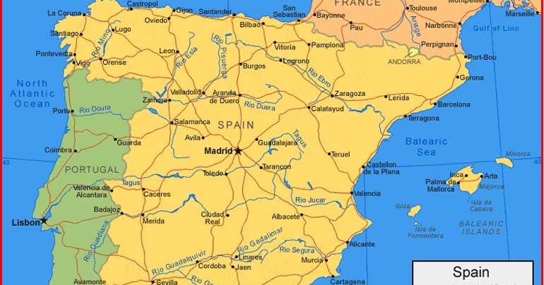 Peta Spanyol - Web Sejarah