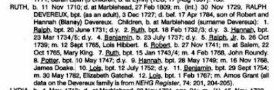 Jen on Gen: Taking a second look: Ruth, wife of John Roundy of ...