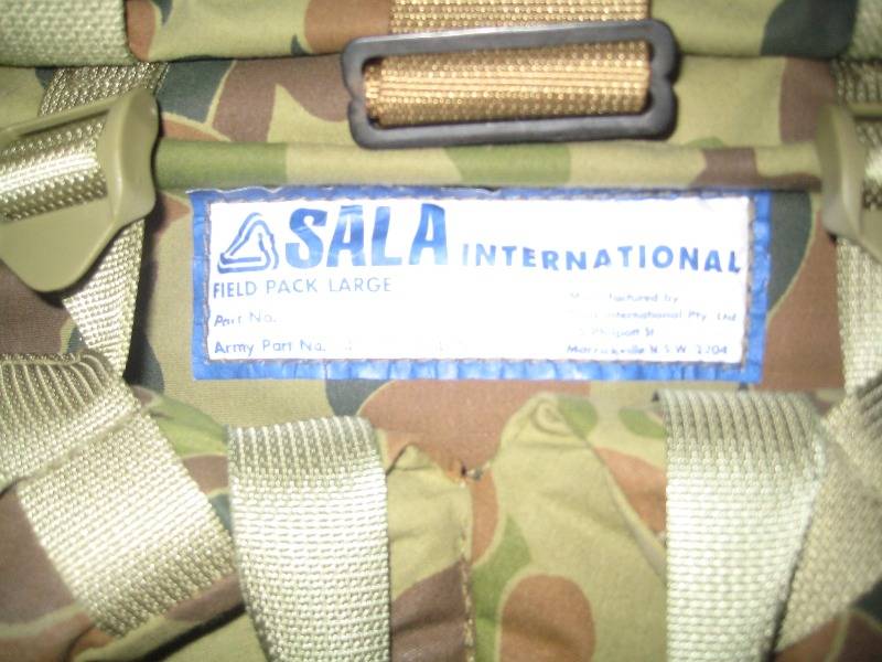 Webbingbabel: Australian Army SALA Field Pack - Large (1999)