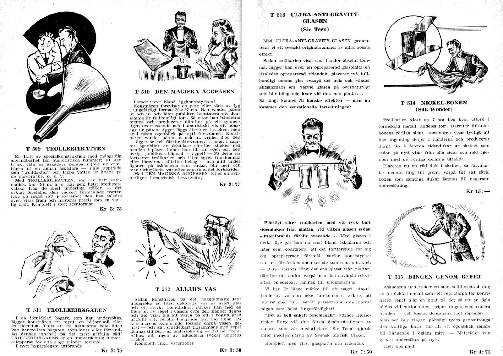 and everything else too: Trolleri (Magic) Katalog '47 PART ONE