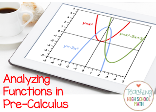 Teaching Analyzing Functions in Pre Calculus or College Algebra (and a ...