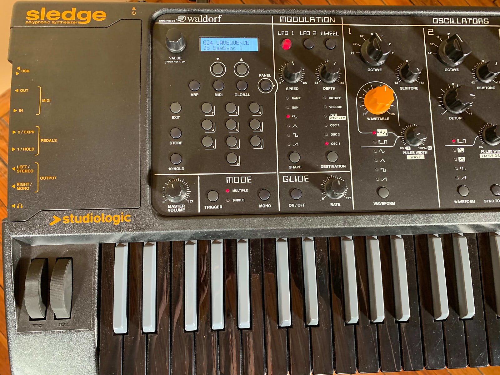 MATRIXSYNTH: Studiologic Sledge 2.0 Black