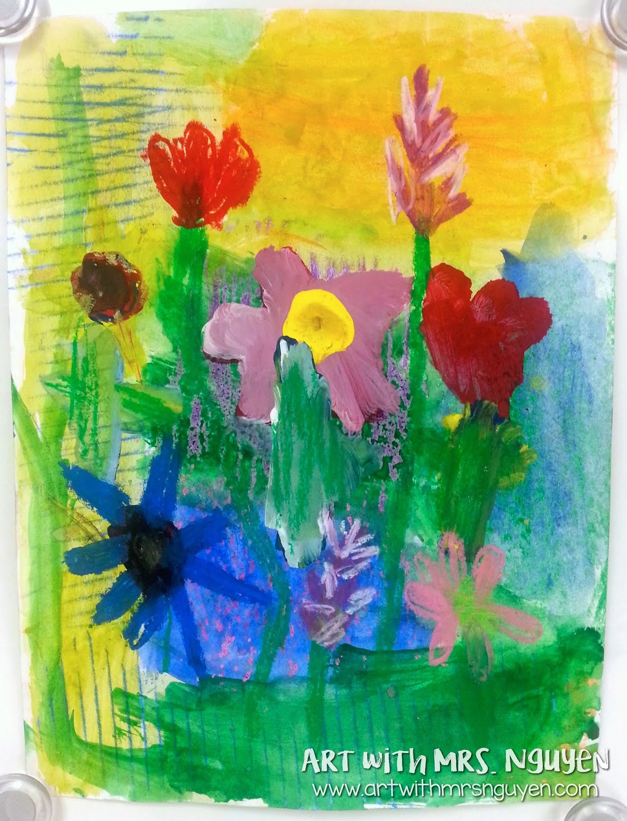 Variety Flowers (1st) | Art with Mrs. Nguyen