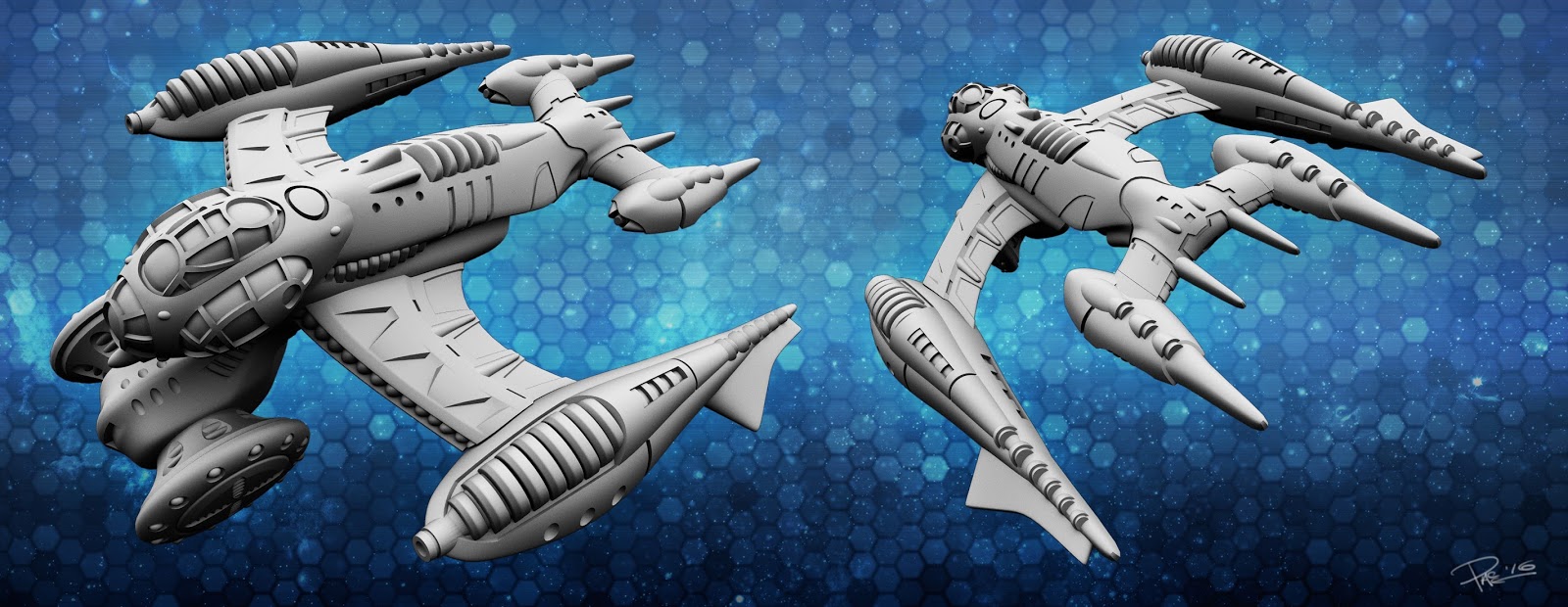 DREW PACE PORTFOLIO: SHATTERED VOID MINIATURES - ALIENS