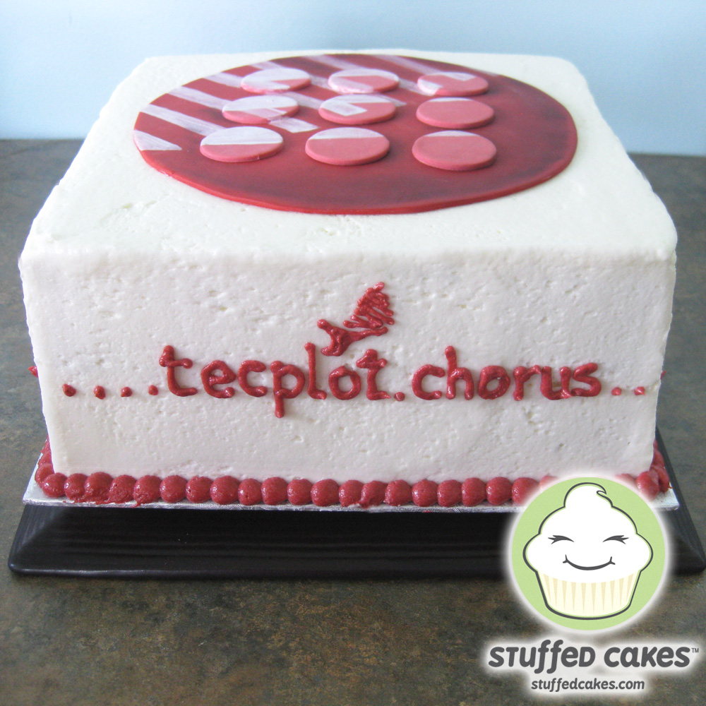Stuffed Cakes: Tecplot Chorus Corporate Cake