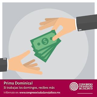 Remuneraciones de acuerdo a la Ley Federal del Trabajo: PRIMA DOMINICAL.