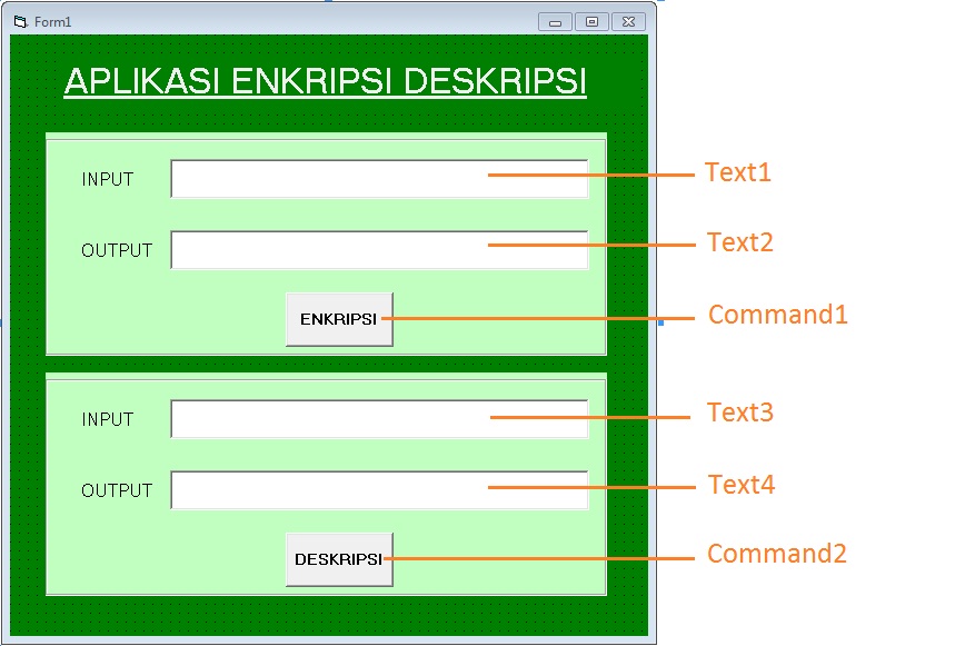 Aplikasi Enkripsi-Deskripsi Sederhana Pada Visual Basic | Belajar ...