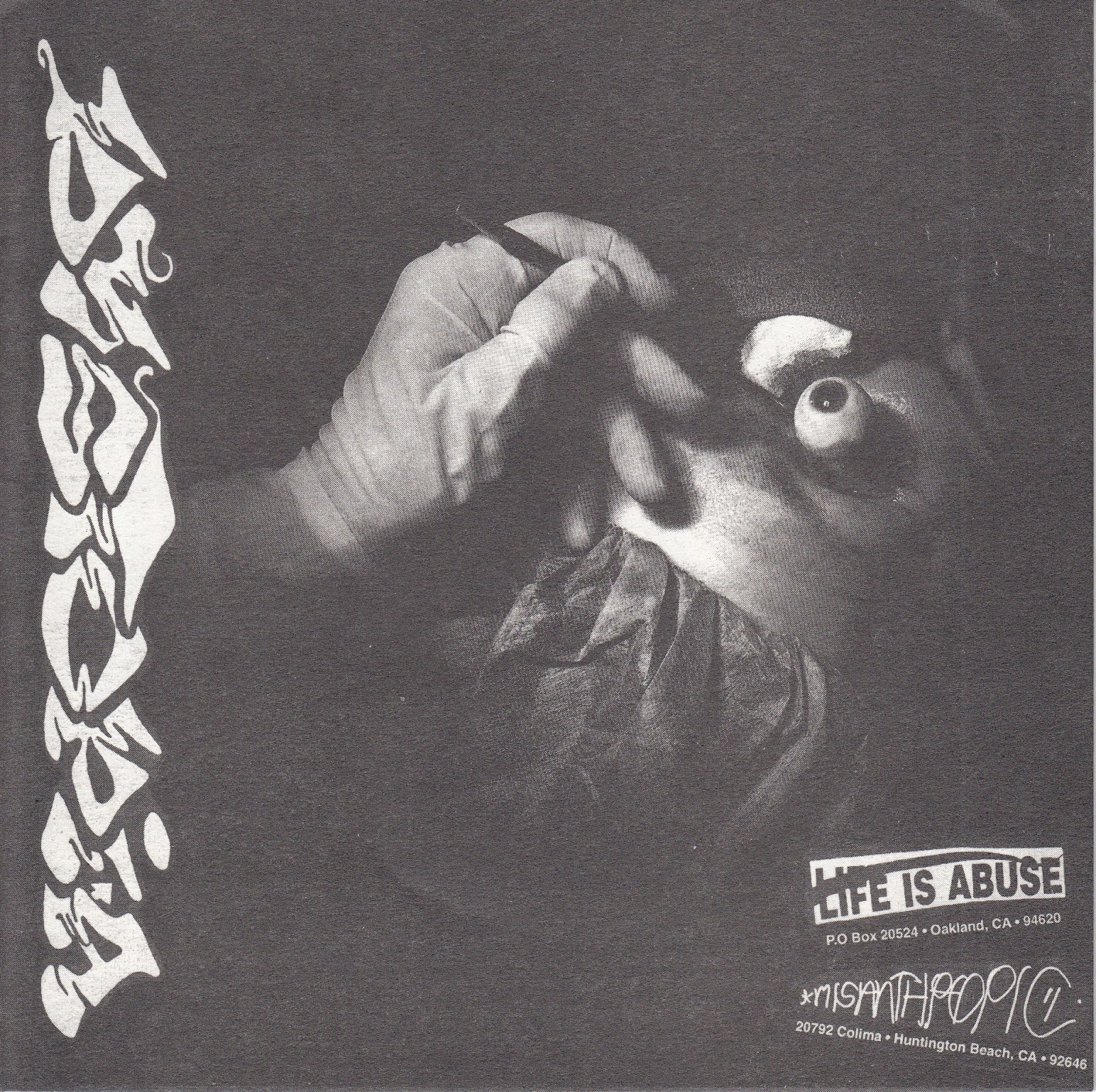 Terminal Sound Nuisance: Skaven / Dystopia "S/t" split Lp 1996