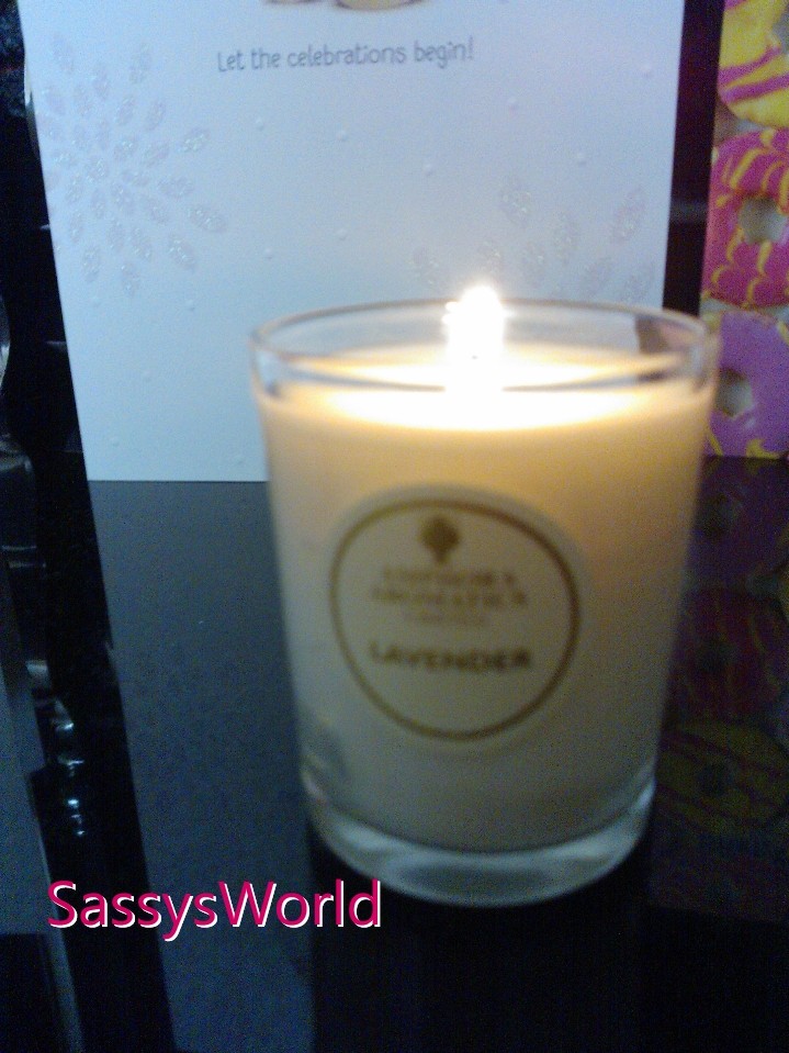Sassys World: Lavender Mini Pot Candle from Amphora Aromatics
