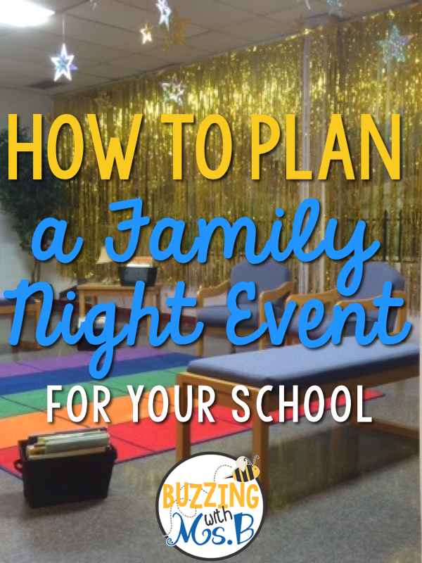 Buzzing with Ms. B: How to plan an awesome family event *Freebie!