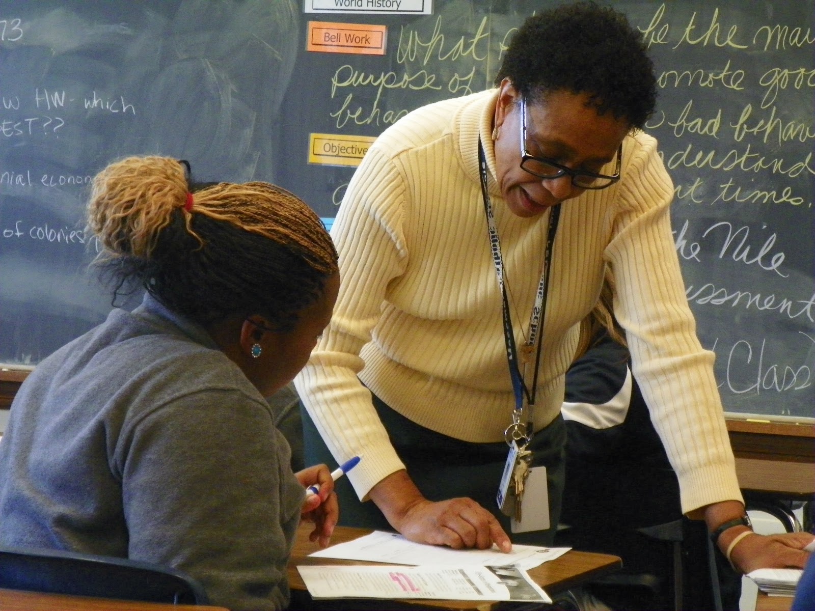 Messmer High News 2012-2013: Full Circle for Mrs. Hauser