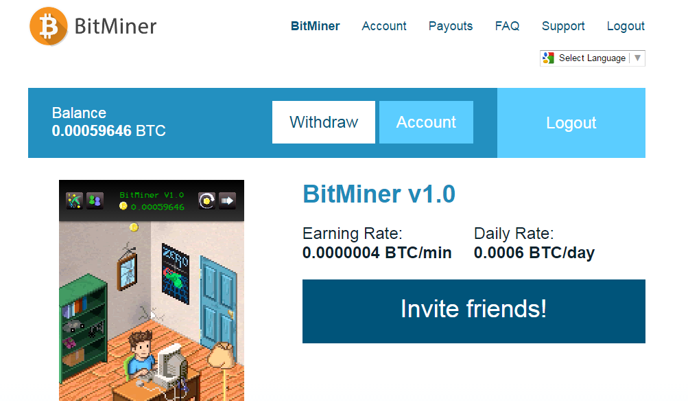 Earn free bitcoins 0.0006 BTC per day with Bitminer.io | Blogshouters