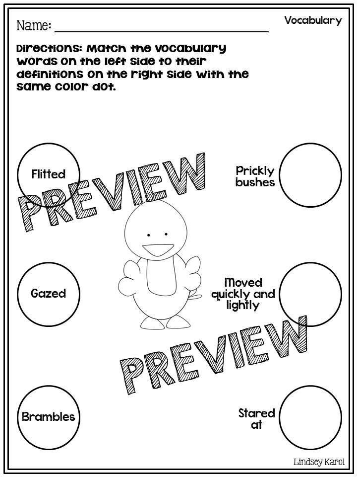 Word Nerd Speech Teach: {FREEBIE} No Prep Dot Companion Pack for "Duck ...