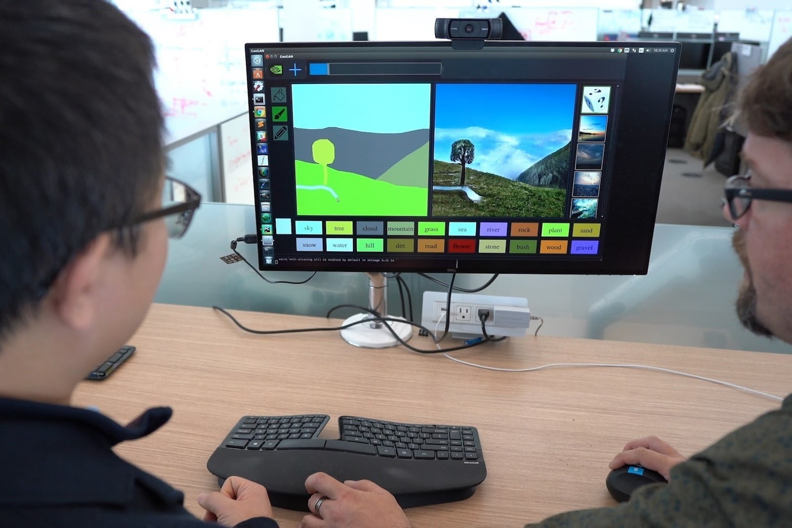 Компанія Nvidia показала програму під назвою GauGAN, за допомогою якої ...