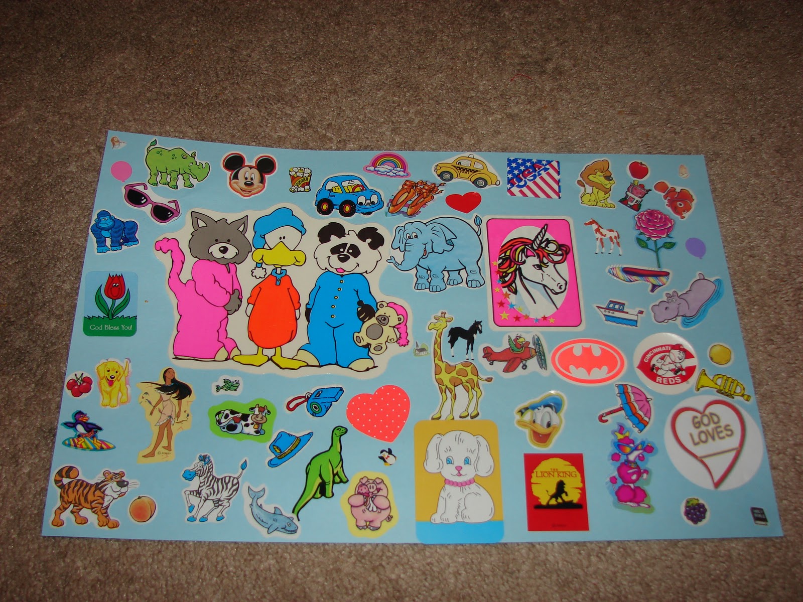 Sticker games- I spy and 20 Questions