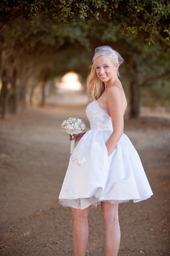 BRIDE CHIC: THE LITTLE WHITE DRESS