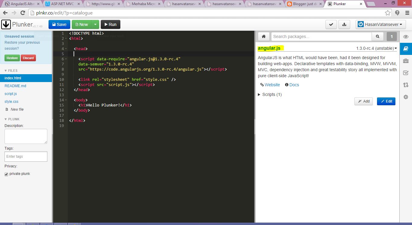 H&V: Introduction to AngularJS - AngularJS ye Giriş H&V: Introduction to AngularJS - AngularJS ye Giriş