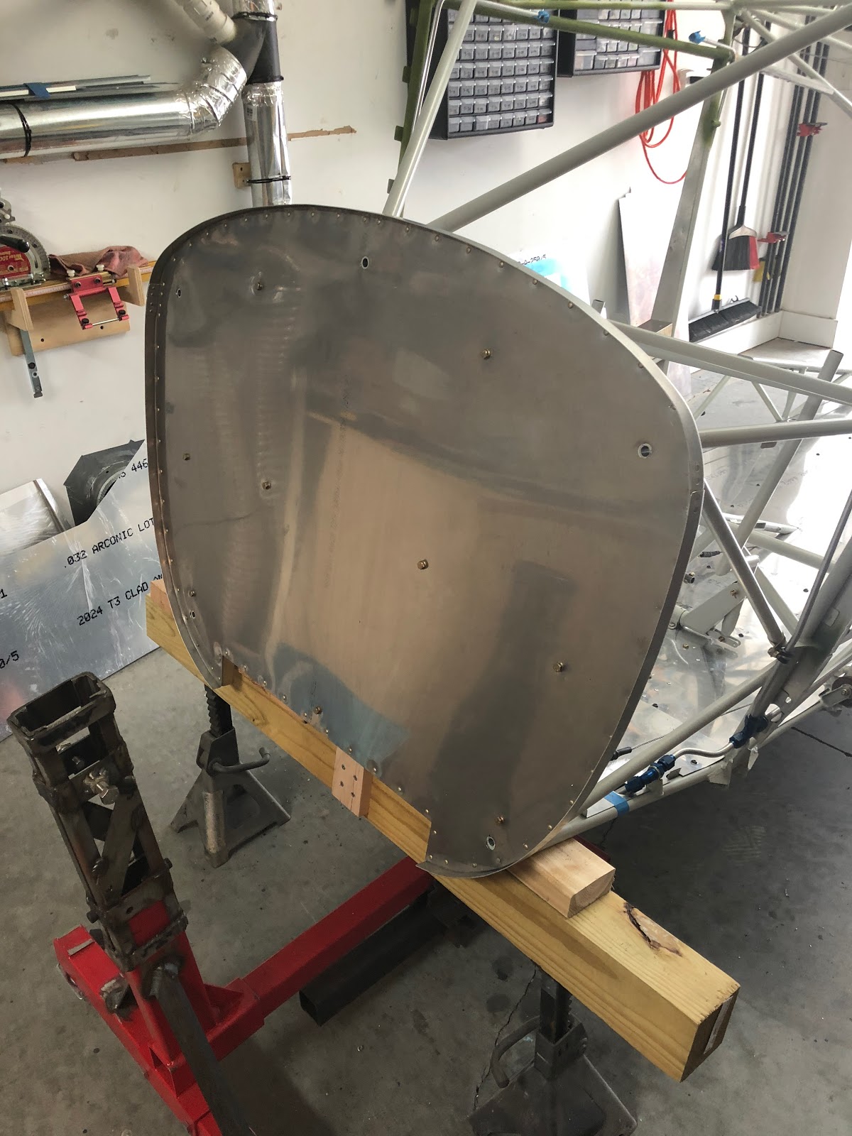 N6408C Bearhawk 4 Place Builders Log: Installing the Firewall