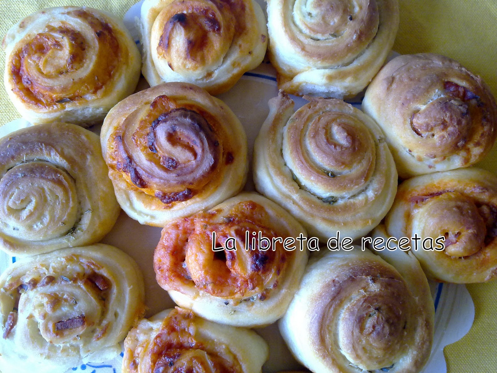 La libreta de recetas: PIZZA ENRROLLADA