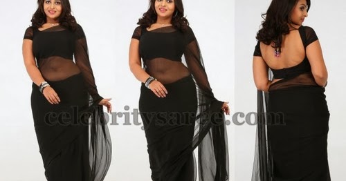 Samvrita Sunil Deep Neck Blouse - Saree Blouse Patterns