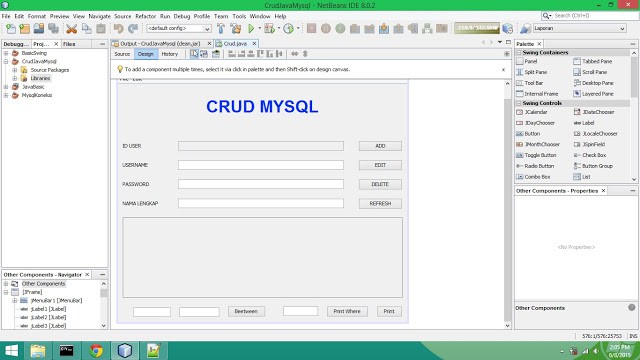 Tutorial Pembuatan Report Sederhana Menggunakan Java Netbeans