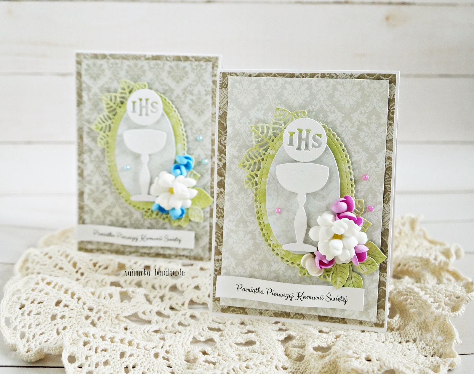 Blog Craft Passion: Kartki komunijne/First Communion cards