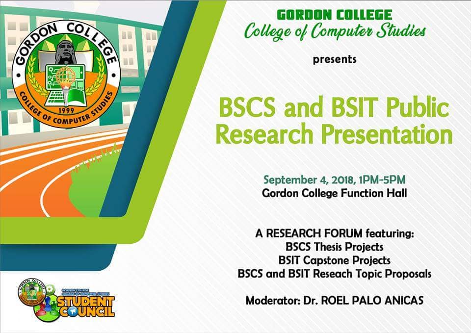GORDON COLLEGE CCS Research Presentation
