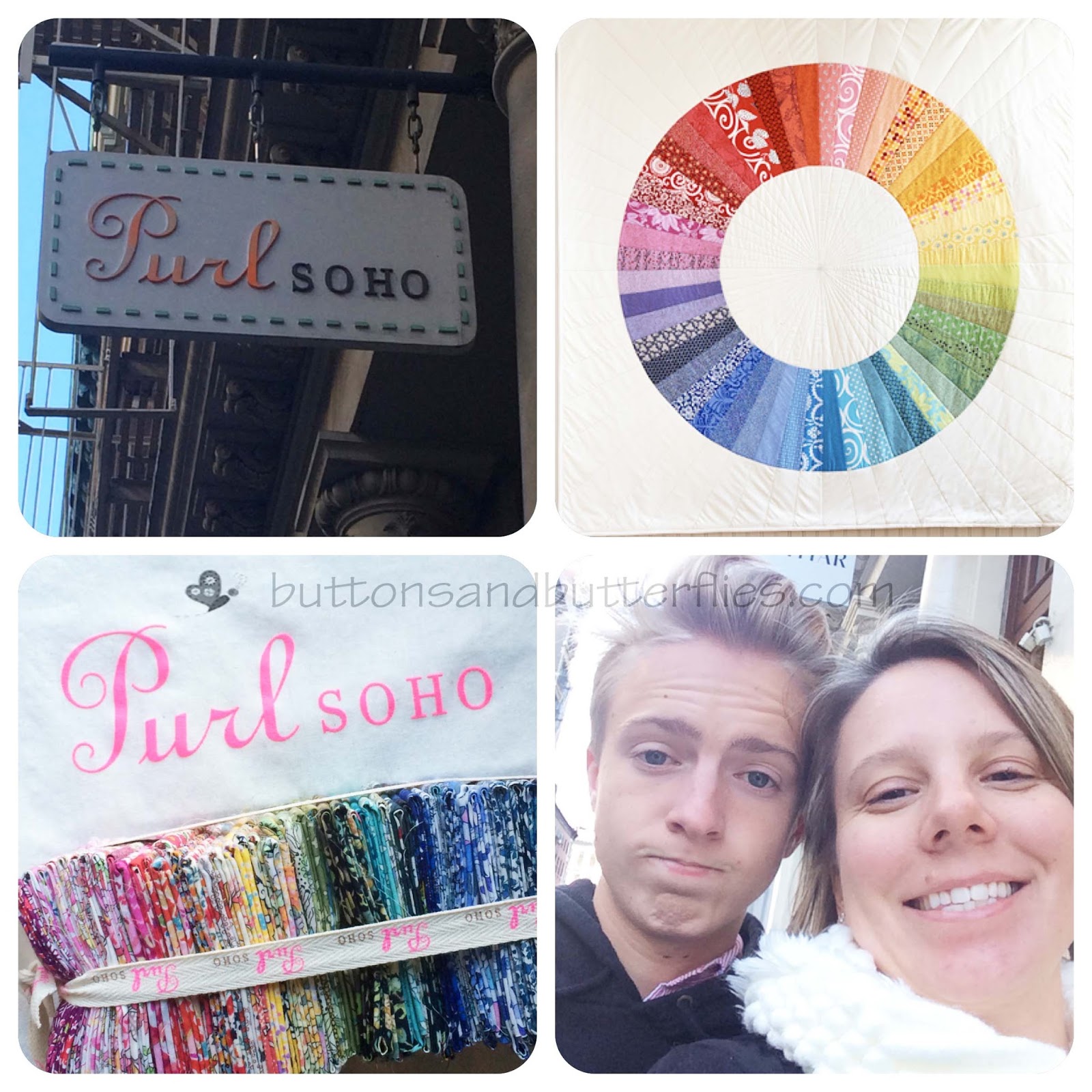 Buttons and Butterflies: Liberty Color Wheel {Quilt}