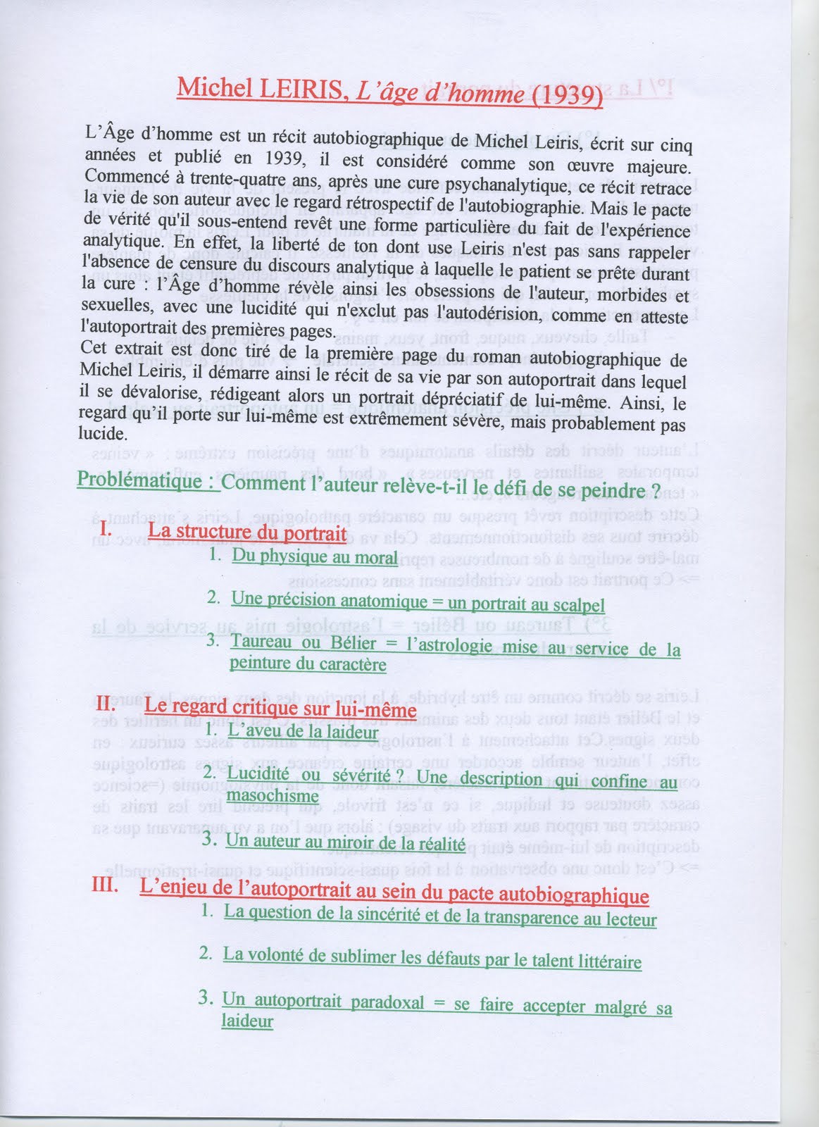 bacfrancais2011: Texte autobiographie n°5
