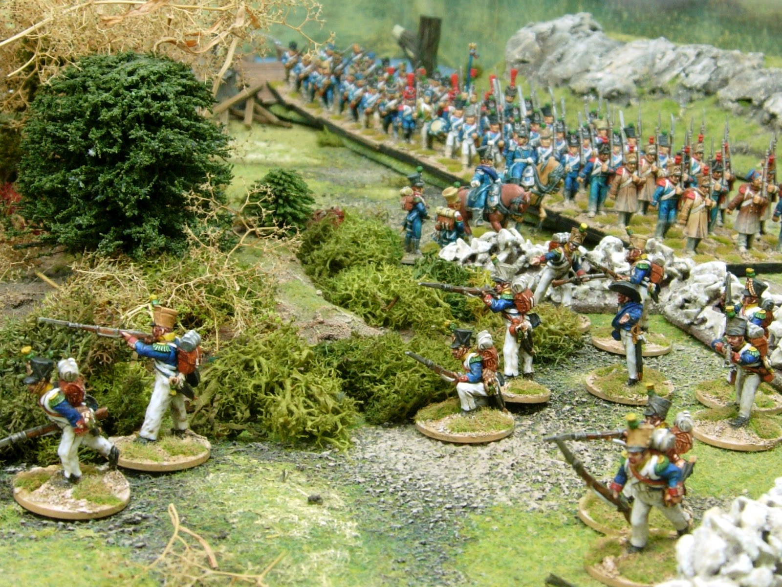 Wargaming with Silver Whistle: NAPOLEONIC SKIRMISH.