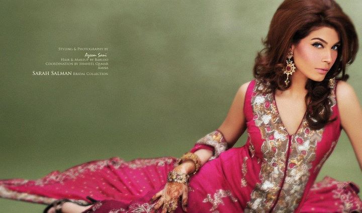 Sarah Salman Embroidered Formal Wear 2012