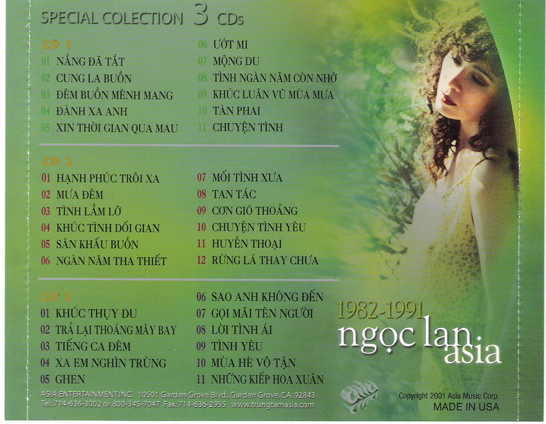 Chia sẻ nhạc Lossless & Lossy: ASIA 161: Ngọc Lan - Special Collections ...