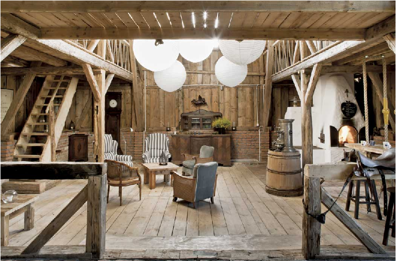 An amazing Polish barn